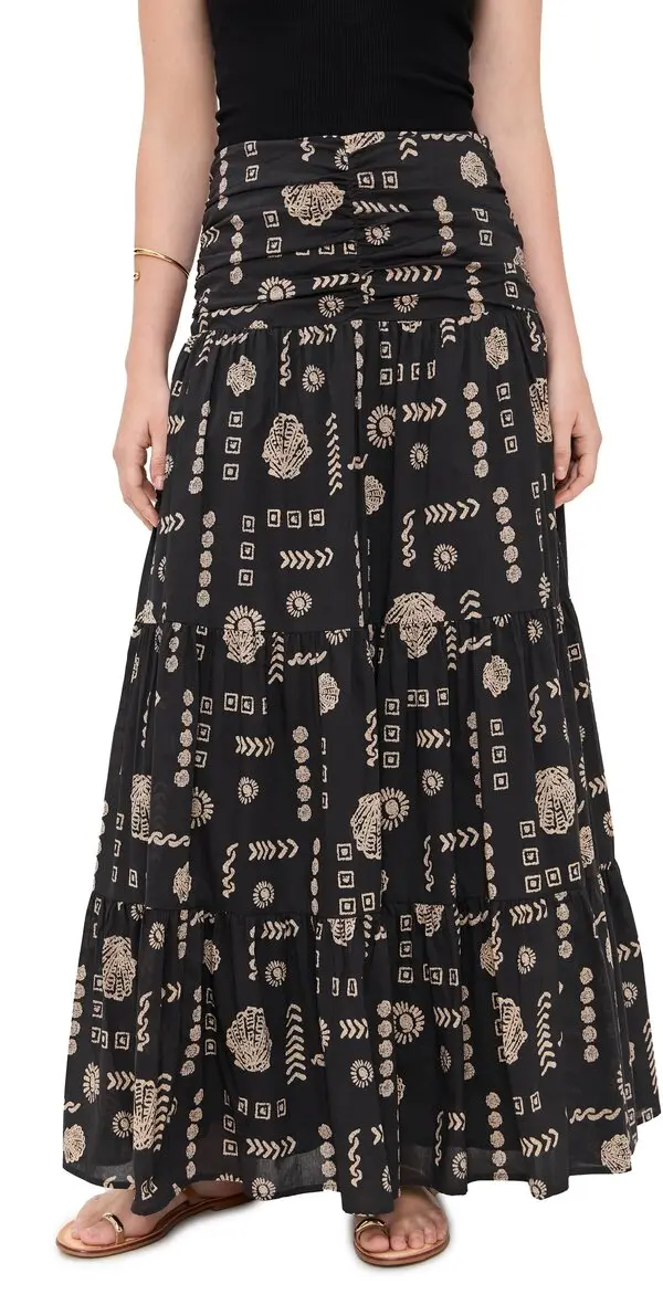 Rails Agatha Maxi Skirt - Beach Shells