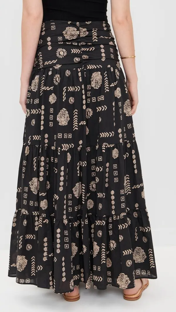 Rails Agatha Maxi Skirt - Beach Shells