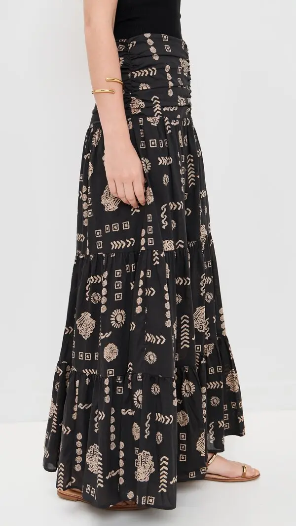 Rails Agatha Maxi Skirt - Beach Shells