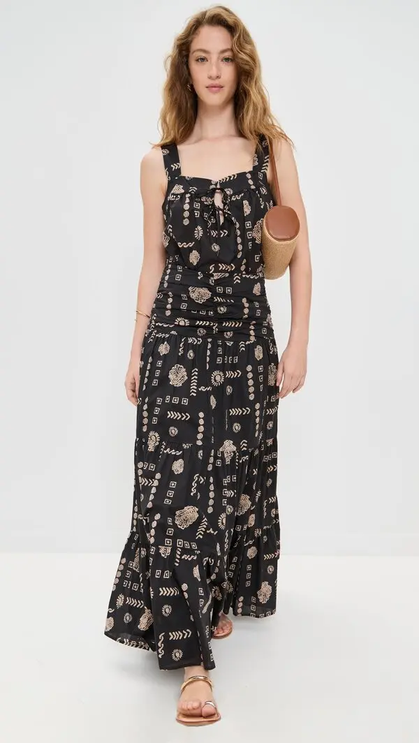 Rails Agatha Maxi Skirt - Beach Shells