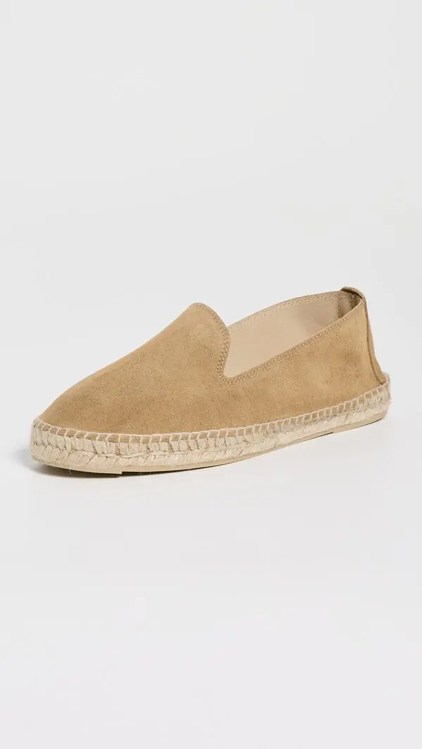 Manebí Suede Espadrilles - Suede Washed Beige