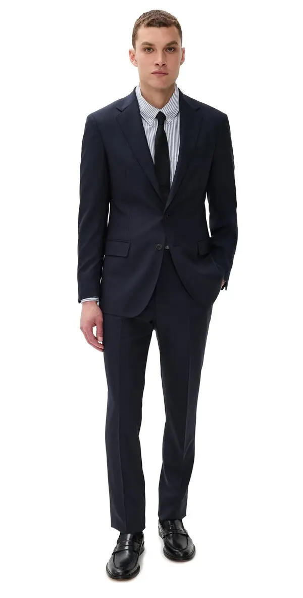 Ralph Lauren Solid Twill Suit - Classic Navy