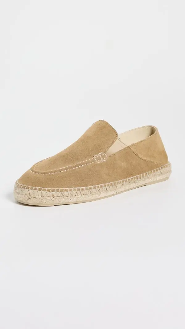 Manebí Suede Espadrilles - Suede Washed Beige