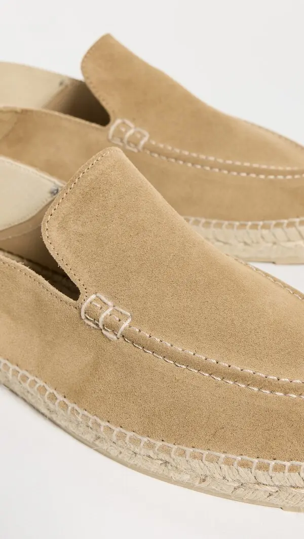 Manebí Suede Espadrilles - Suede Washed Beige