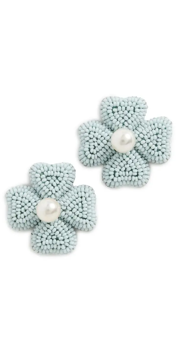 Deepa Gurnani Liora Earrings - Baby Blue