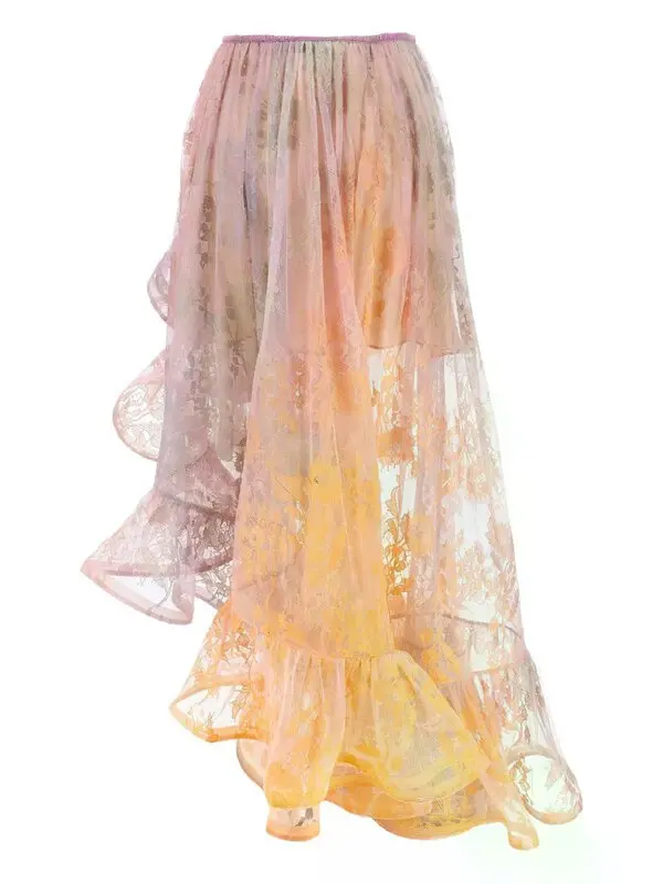 Zimmermann Billow Maxi Skirt - Pink