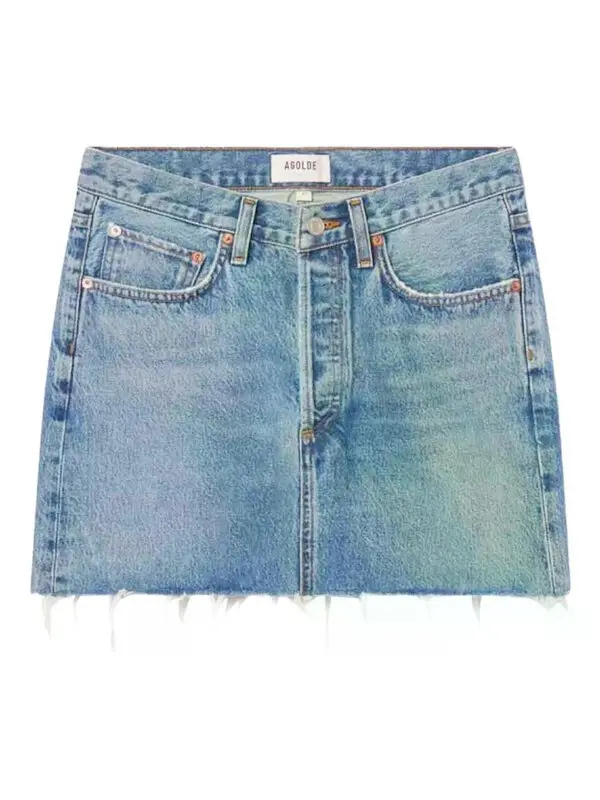 AGOLDE Denim Mini Skirt