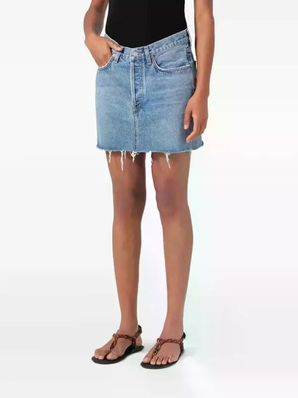 AGOLDE Denim Mini Skirt
