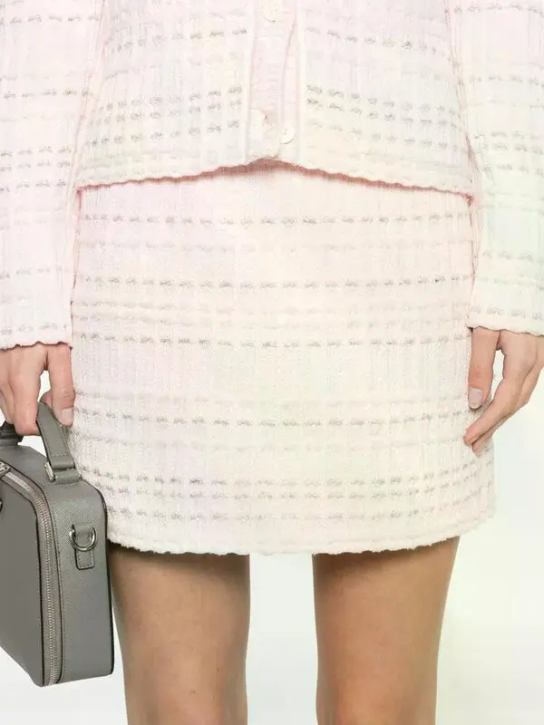 Thom Browne Tweed Jacquard Mini Skirt