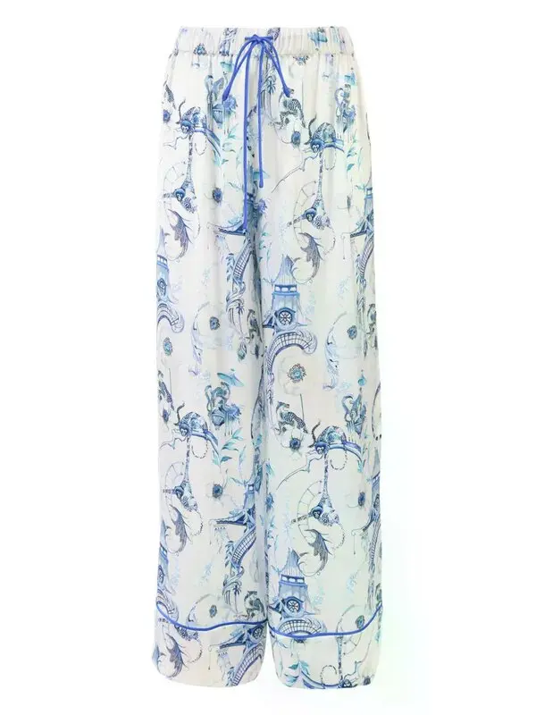 TEMPERLEY LONDON Aphrodite Pajama Trousers