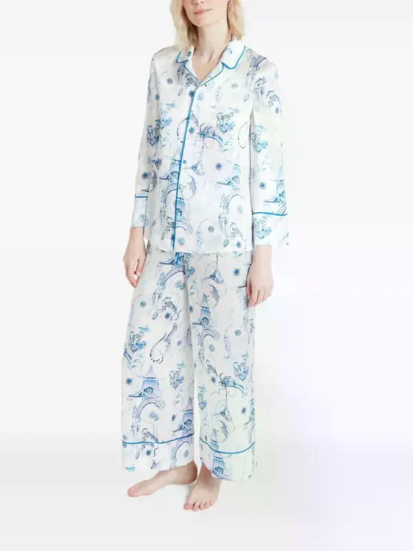 TEMPERLEY LONDON Aphrodite Pajama Trousers