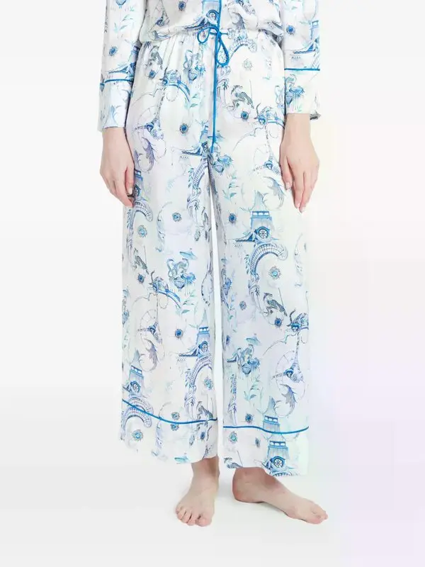 TEMPERLEY LONDON Aphrodite Pajama Trousers