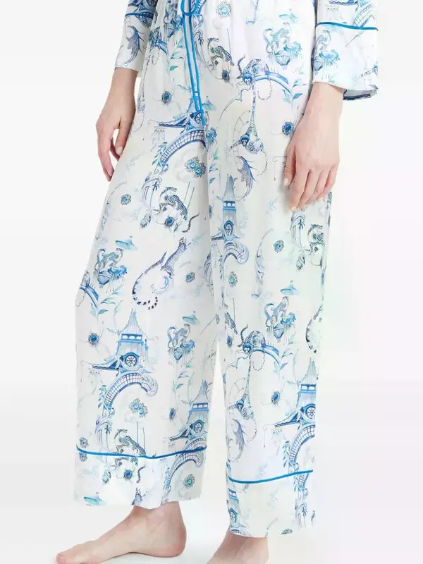 TEMPERLEY LONDON Aphrodite Pajama Trousers