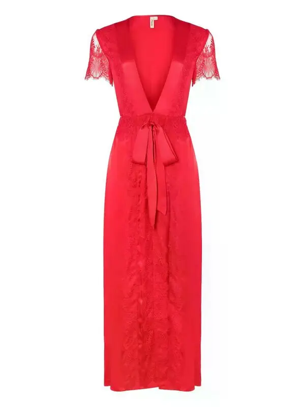 TEMPERLEY LONDON Gaia Robe - Red