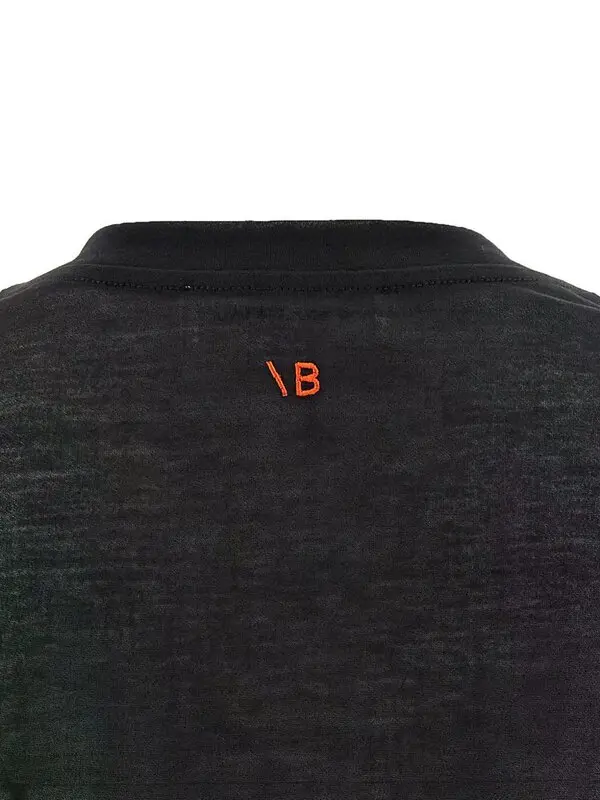 Victoria Beckham Logo-embroidered T-shirt