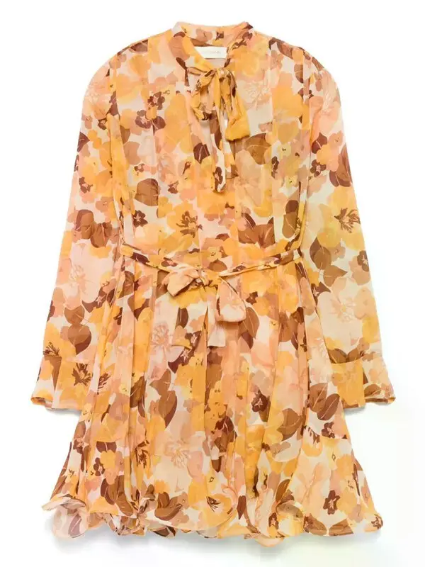 Zimmermann Balance Lantern Mini Dress