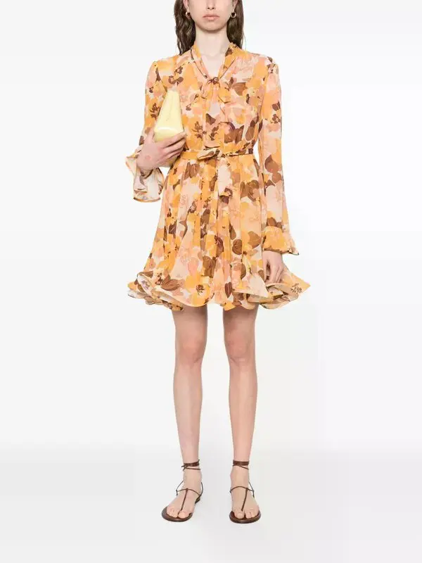Zimmermann Balance Lantern Mini Dress