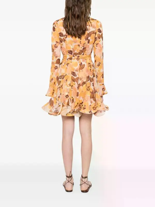 Zimmermann Balance Lantern Mini Dress
