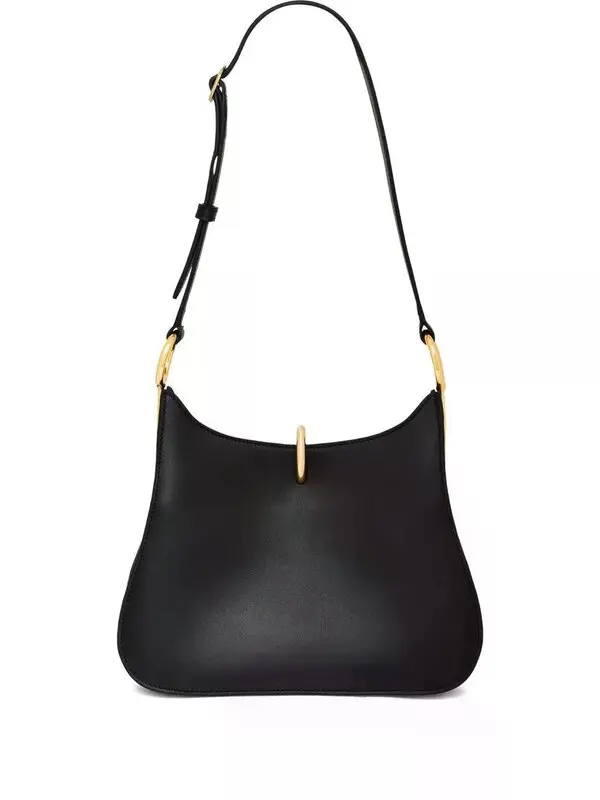 Rabanne Medium Ring Leather Shoulder Bag