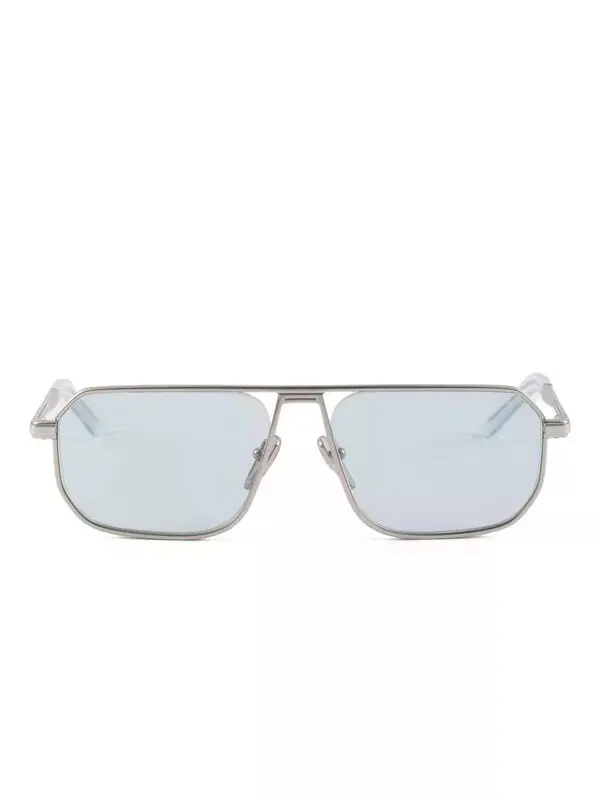 Prada Rectangle-frame Sunglasses - Silver