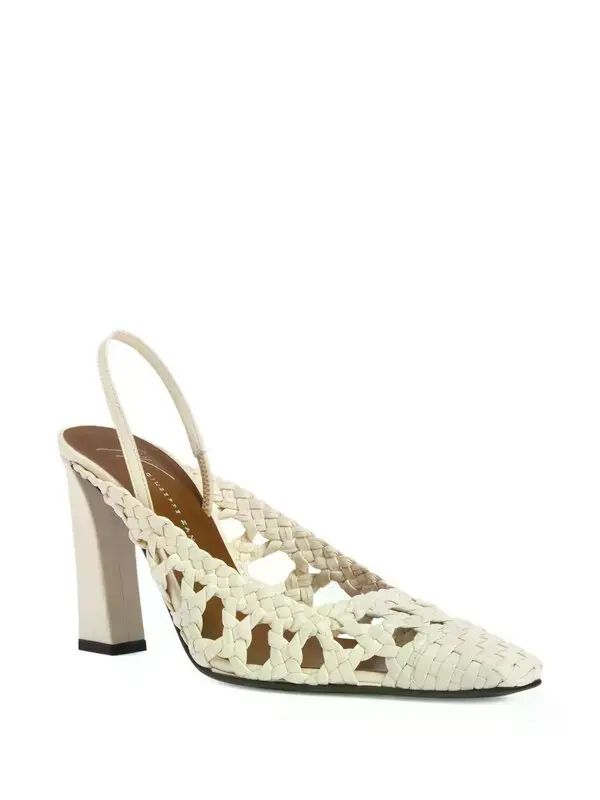 GIUSEPPE ZANOTTI Brendha Cage Pumps - Neutrals