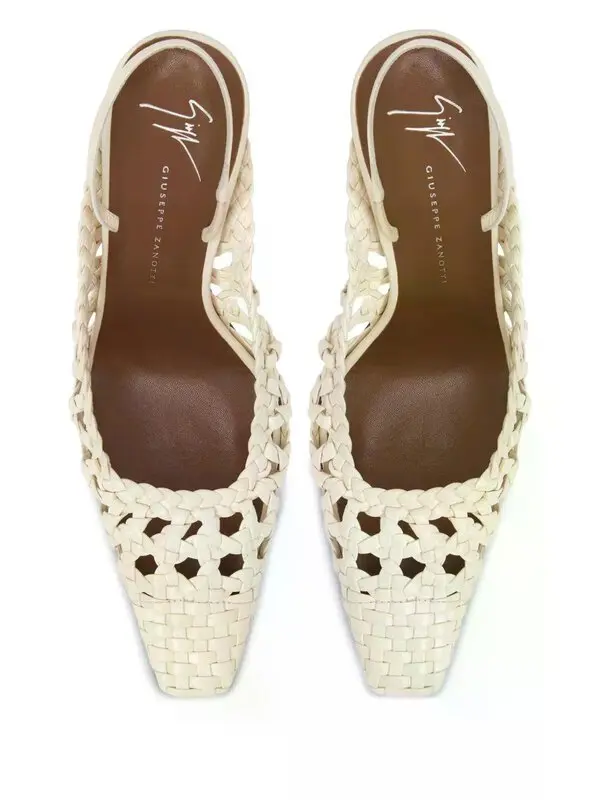 GIUSEPPE ZANOTTI Brendha Cage Pumps - Neutrals