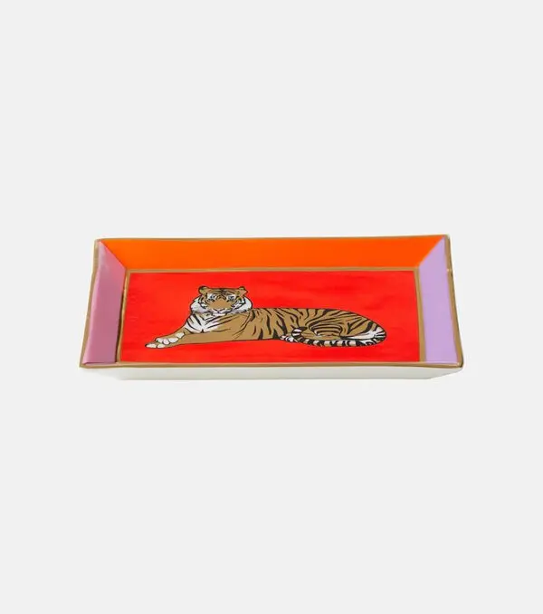 Jonathan Adler Safari Porcelain Decorative Tray - Multicoloured