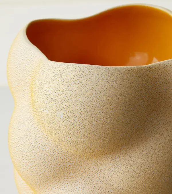 POLSPOTTEN Grape Small Ceramic Vase - Orange