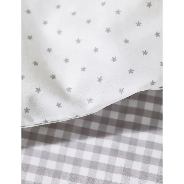 THE WHITE COMPANY Cloud Star Gingham Cotton Bed Set