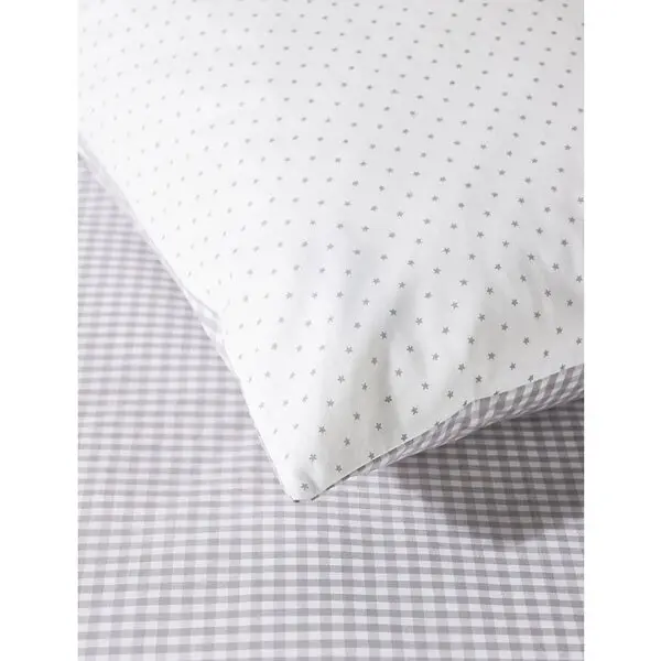 THE WHITE COMPANY Cloud Star Gingham Cotton Bed Set