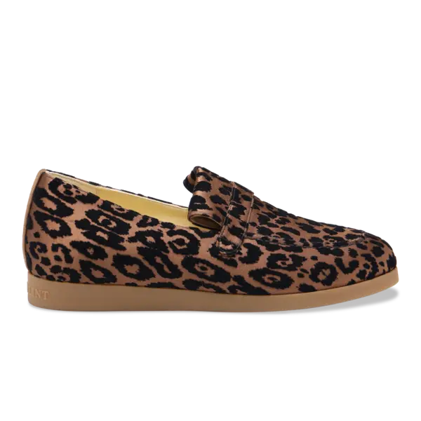 Sarah Flint Alysia Sneakers - Leopard Burnout Velvet