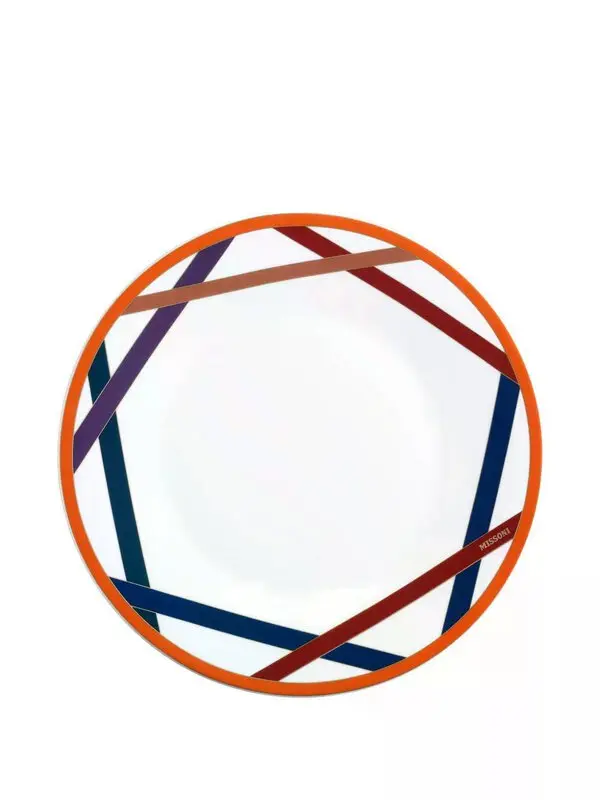 Missoni Nastri Dinner Plate - White