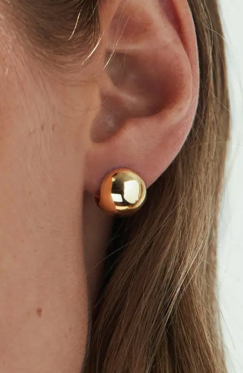 ANA LUISA Mini Abby Sphere Huggie Hoop Earrings