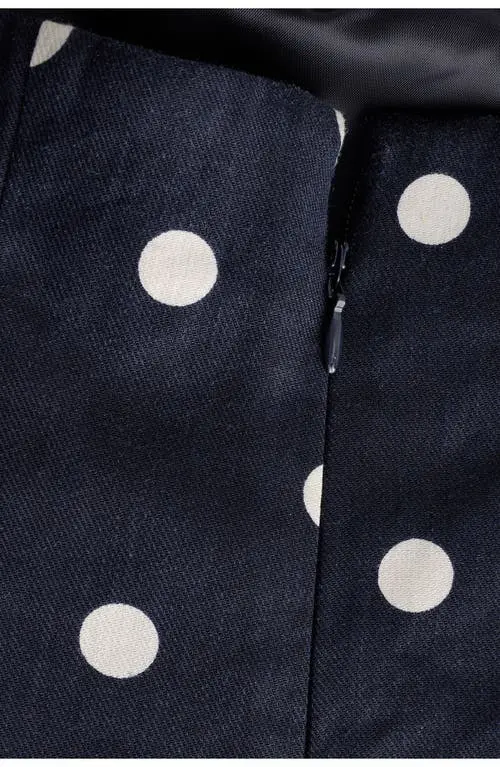 NEXT Textured Polka Dot Strapless Top