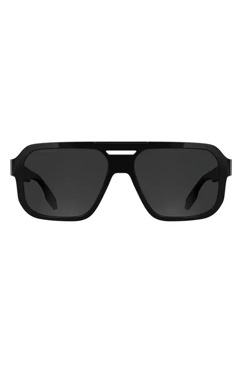 Canada Goose 59mm Modified Rectangular Sunglasses - Black
