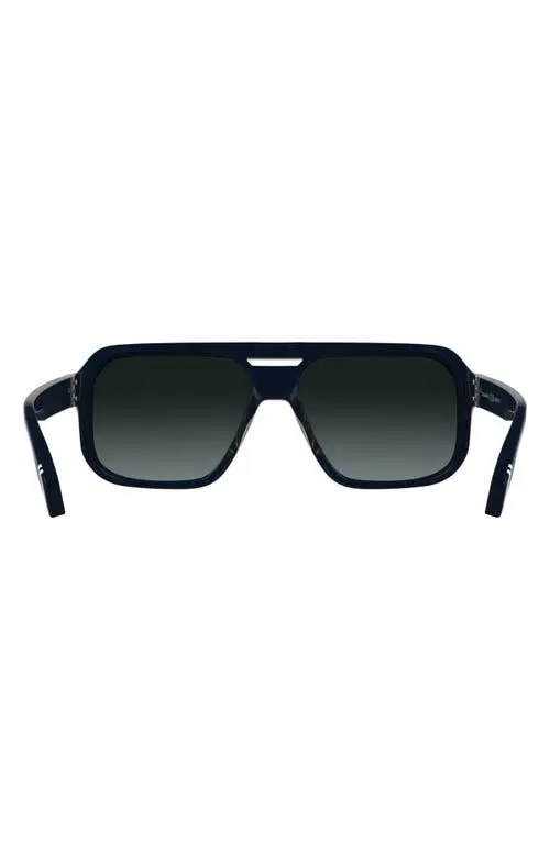 Canada Goose 59mm Modified Rectangular Sunglasses - Blue