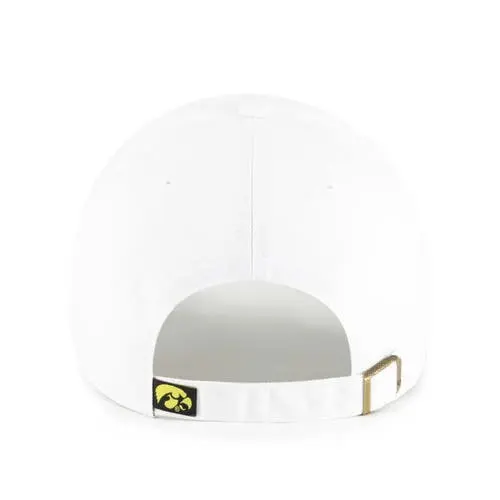 '47 Iowa Hawkeyes Clean Up Adjustable Cap - White