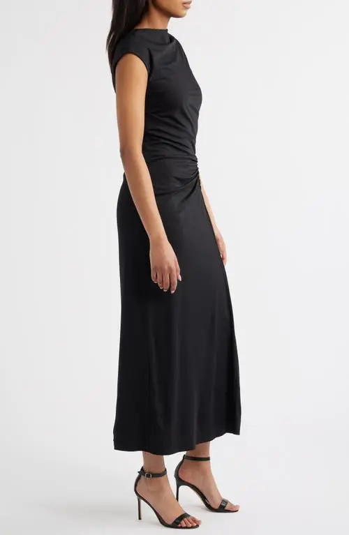 NIKKI LUND Milou Ruched Maxi Dress