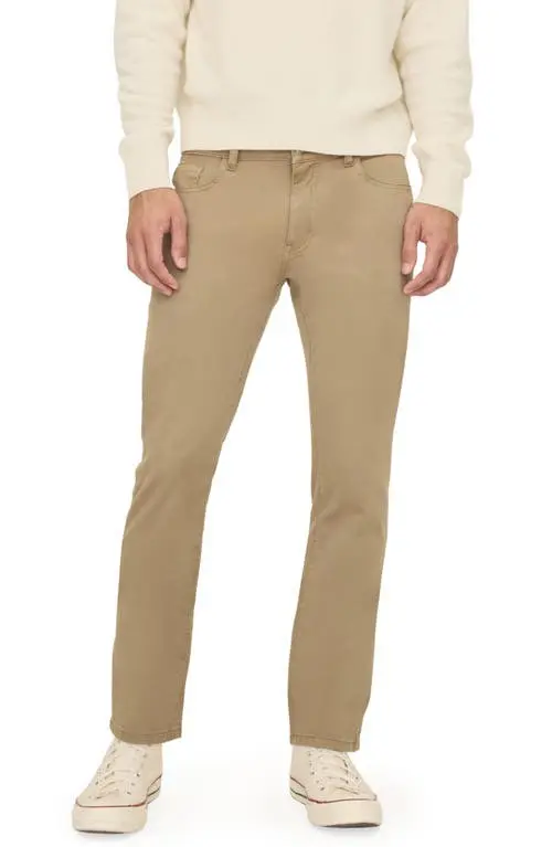 Warp + Weft Slim Fit Twill Pants - Hazelnut