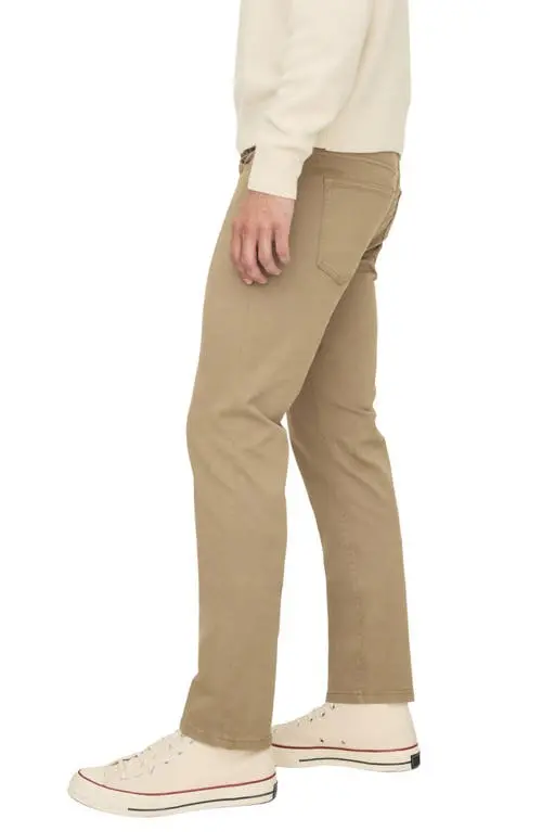 Warp + Weft Slim Fit Twill Pants - Hazelnut
