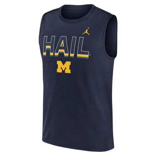 JORDAN BRAND Michigan Wolverines Primetime Tricode Legend Performance Tank Top
