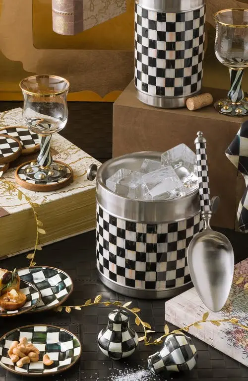MACKENZIE-CHILDS Courtly Check Ice Bucket