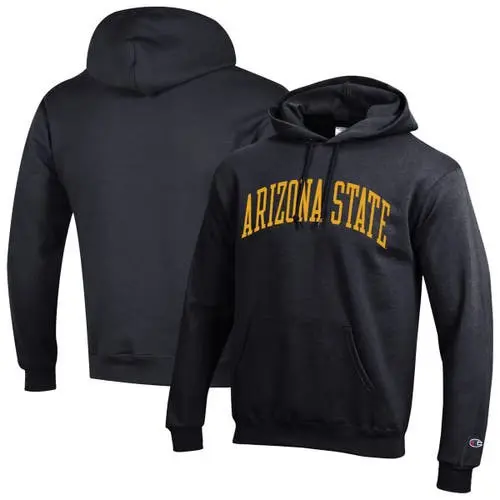 Champion Arizona State Sun Devils Basic Arch Fleece Pullover Hoodie - Black