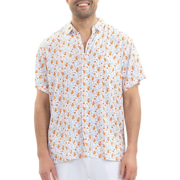 Kenny Flowers The Seaside Spritzshort Sleeve Shirt - White