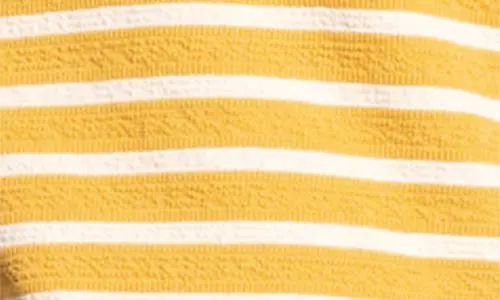 THREAD & SUPPLY Jenna Knit Polo - Yellow White