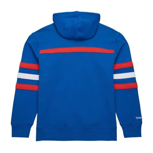 Mitchell & Ness New York Rangers Head Coach Slogan Pullover Hoodie