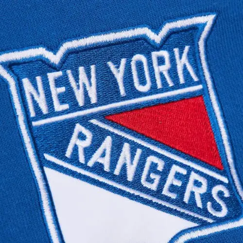 Mitchell & Ness New York Rangers Head Coach Slogan Pullover Hoodie