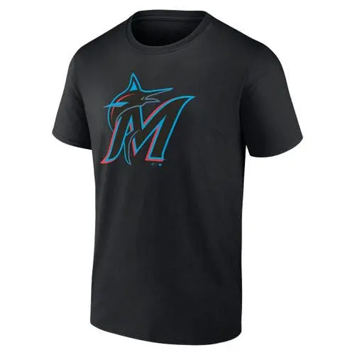 Profile Miami Marlins Big & Tall Primary Logo T-shirt