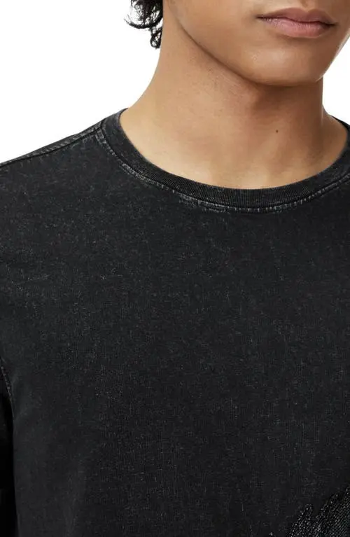 John Varvatos Eagle Embroidered Organic Cotton T-shirt