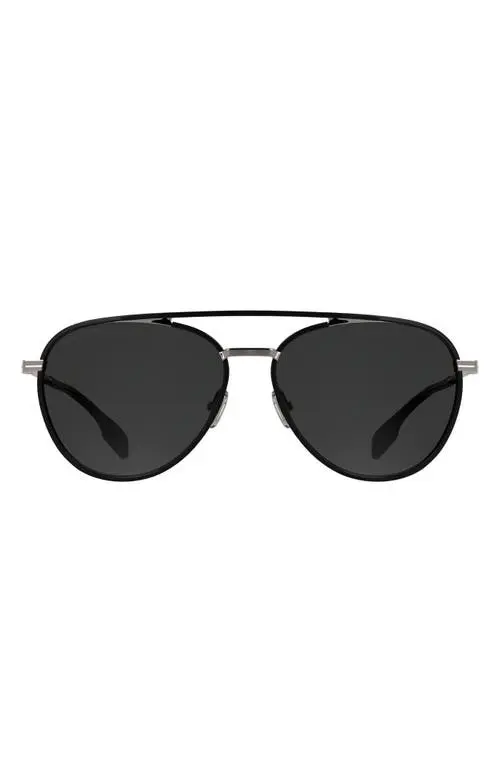 Canada Goose 59mm Aviator Sunglasses - Black